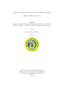 Sistem Informasi Ujian Online Terintegrasi Di Smk Negeri 4 Bandung - Elibrary Unikom